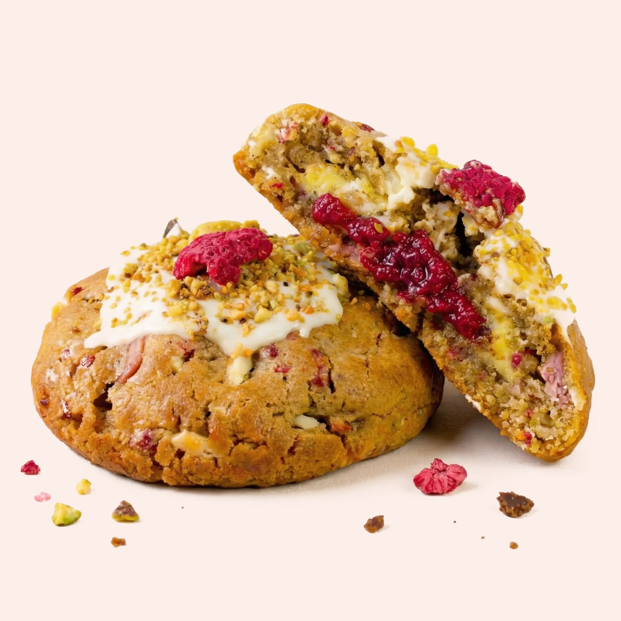 Pistachio Raspberry Cookie – LE DELICE